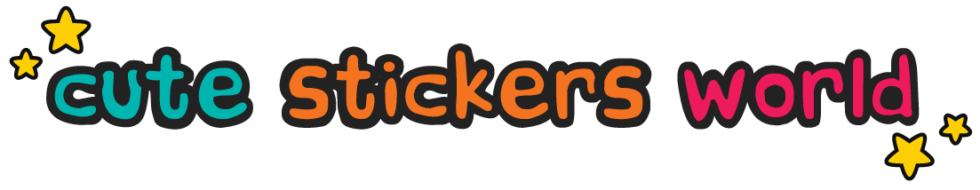 Cute Stickers World // Cute Aesthetic Stickers // Buy Now